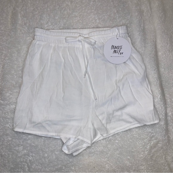 Princess Polly | Shorts | Princess Polly The Chloe Set White Shorts ...